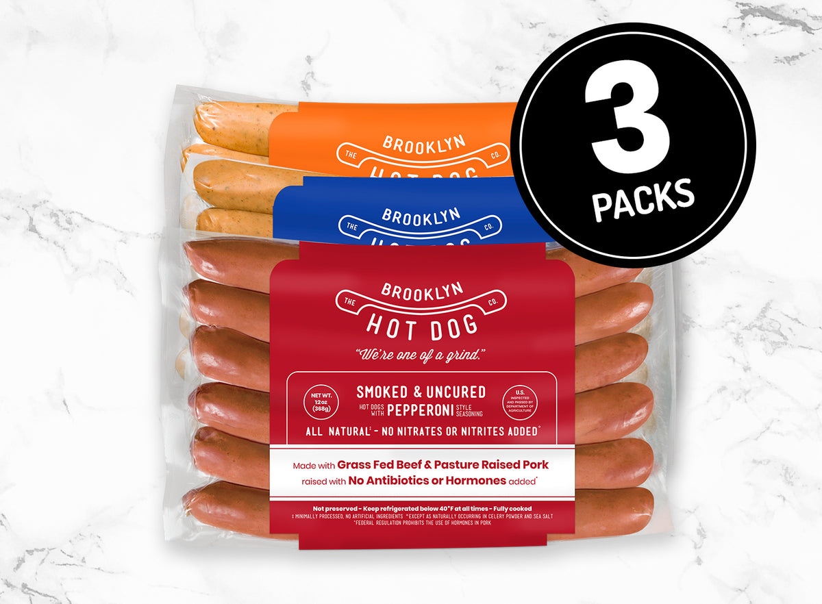 3-Packs: The Flavors – The Brooklyn Hot Dog Company